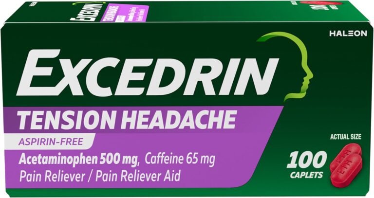 Excedrin Tension Headache Relief Caplets Review - Reduce Pain